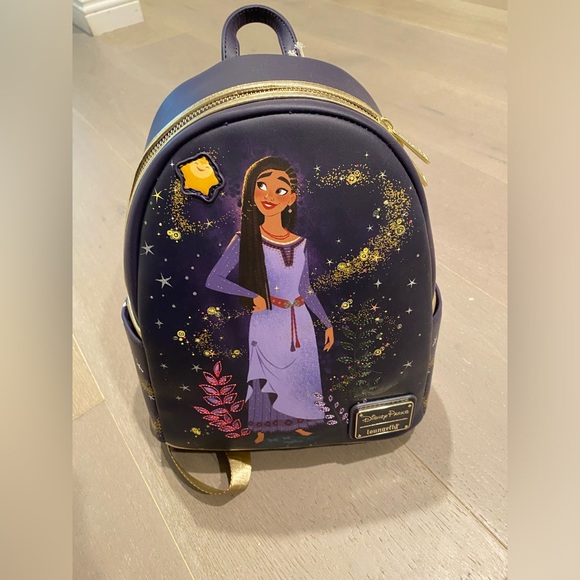 Loungefly | Bags | New Disney Parks Wish Asha Loungefly Mini Backpack ...